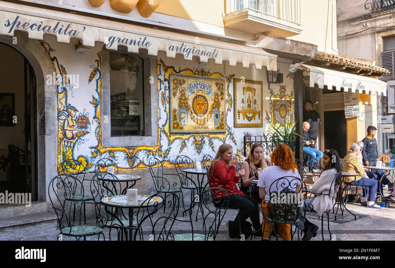 Bam bar taormina hi-res stock photography and images - Alamy
