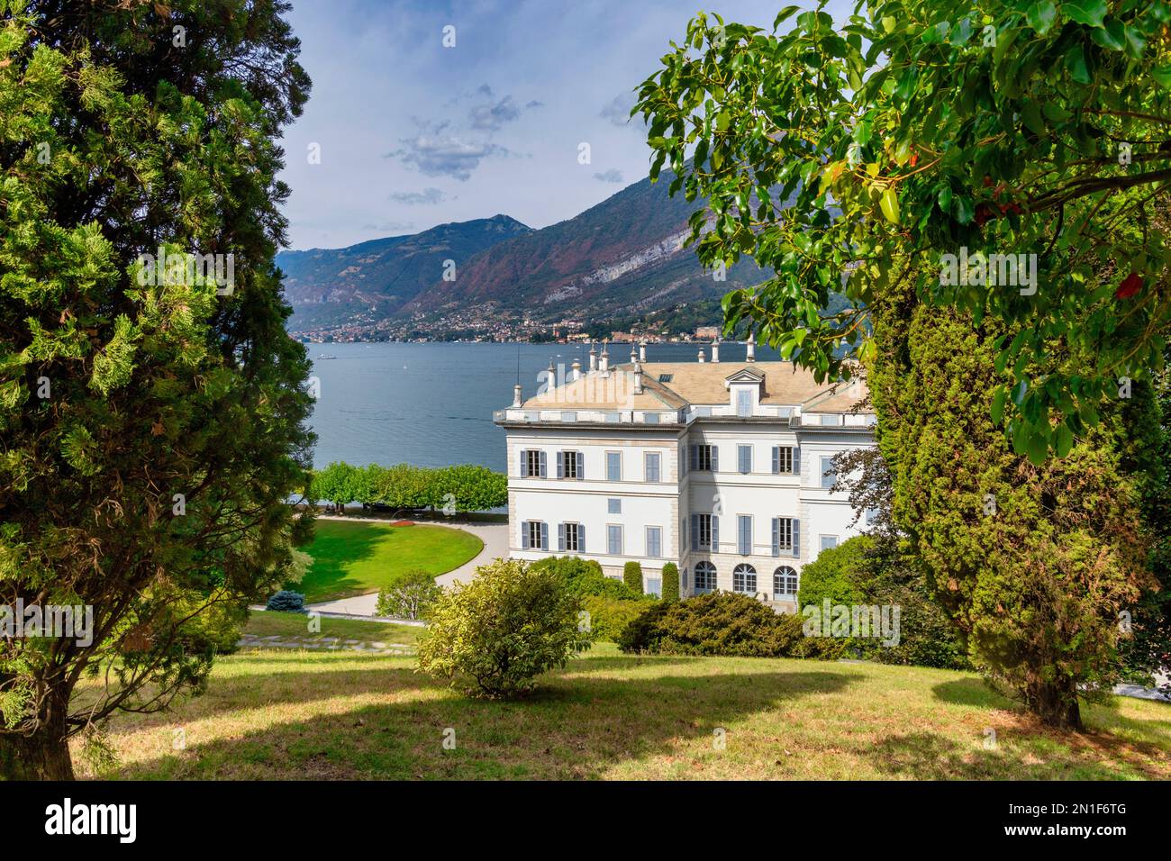 Villa Melzi gardens, Bellagio, Lake Como, Como district, Lombardy, Italian Lakes, Italy, Europe ...