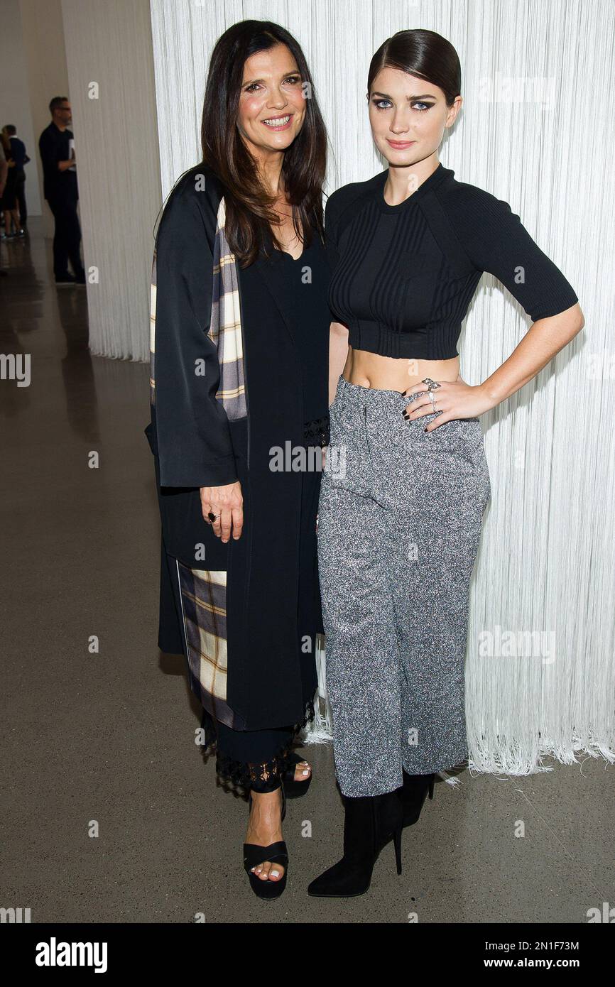 Ali Hewson, left, and Eve Hewson attend the Edun Spring/Summer 2016 ...