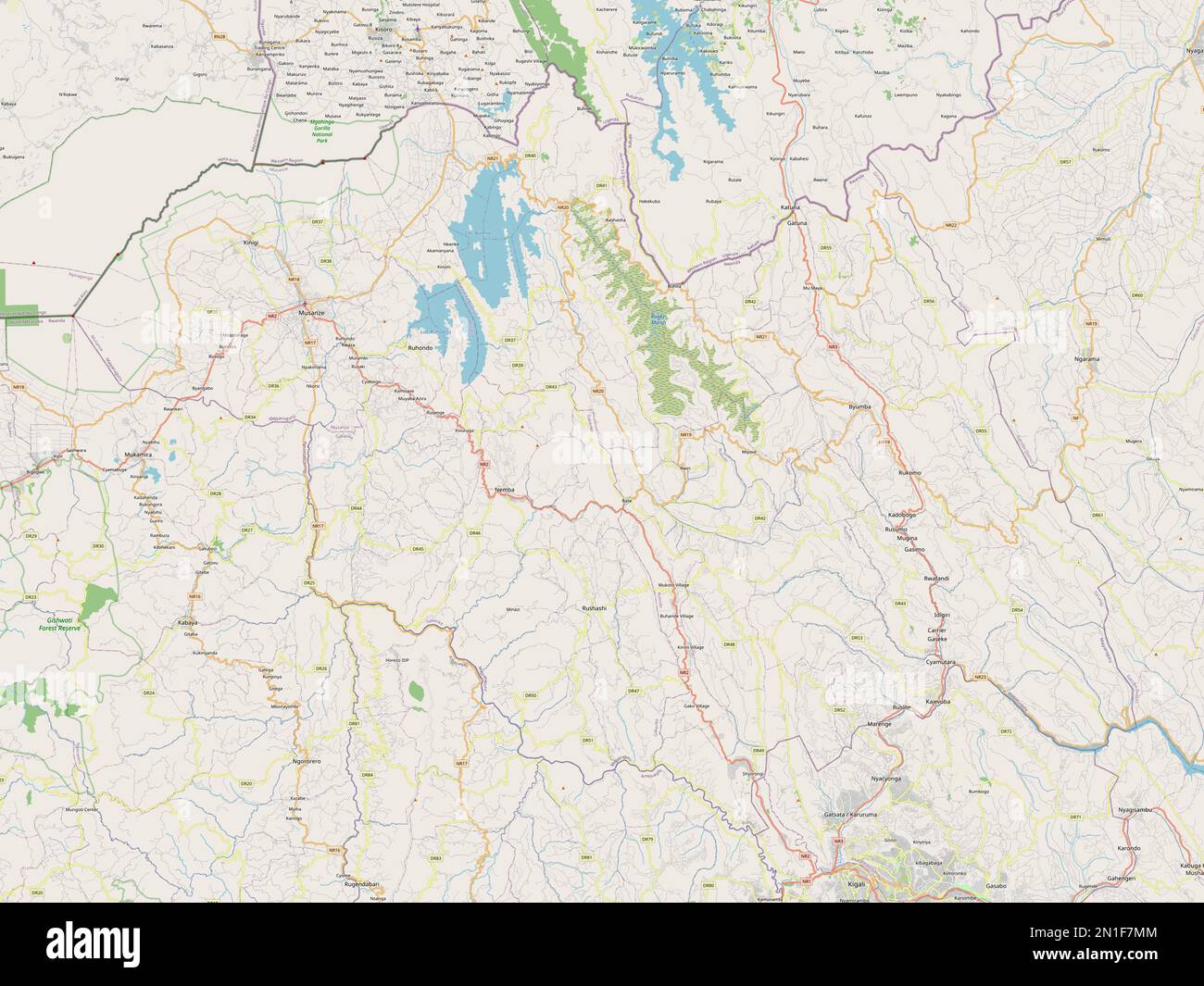 Musanze rwanda map hi-res stock photography and images - Alamy