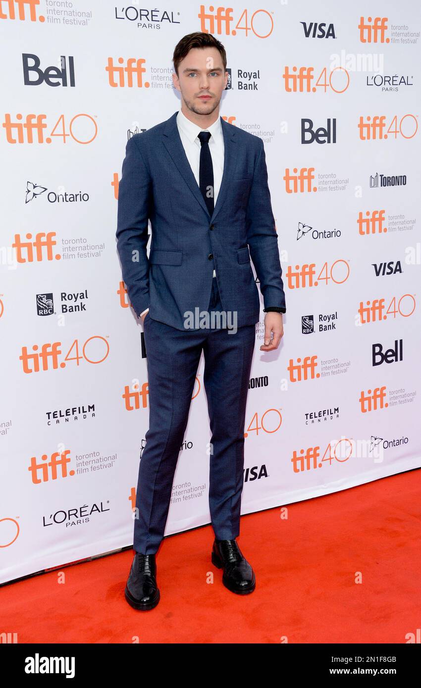 Actor Nicholas Hoult attends the premiere for "Equals" on day 4 of the ...