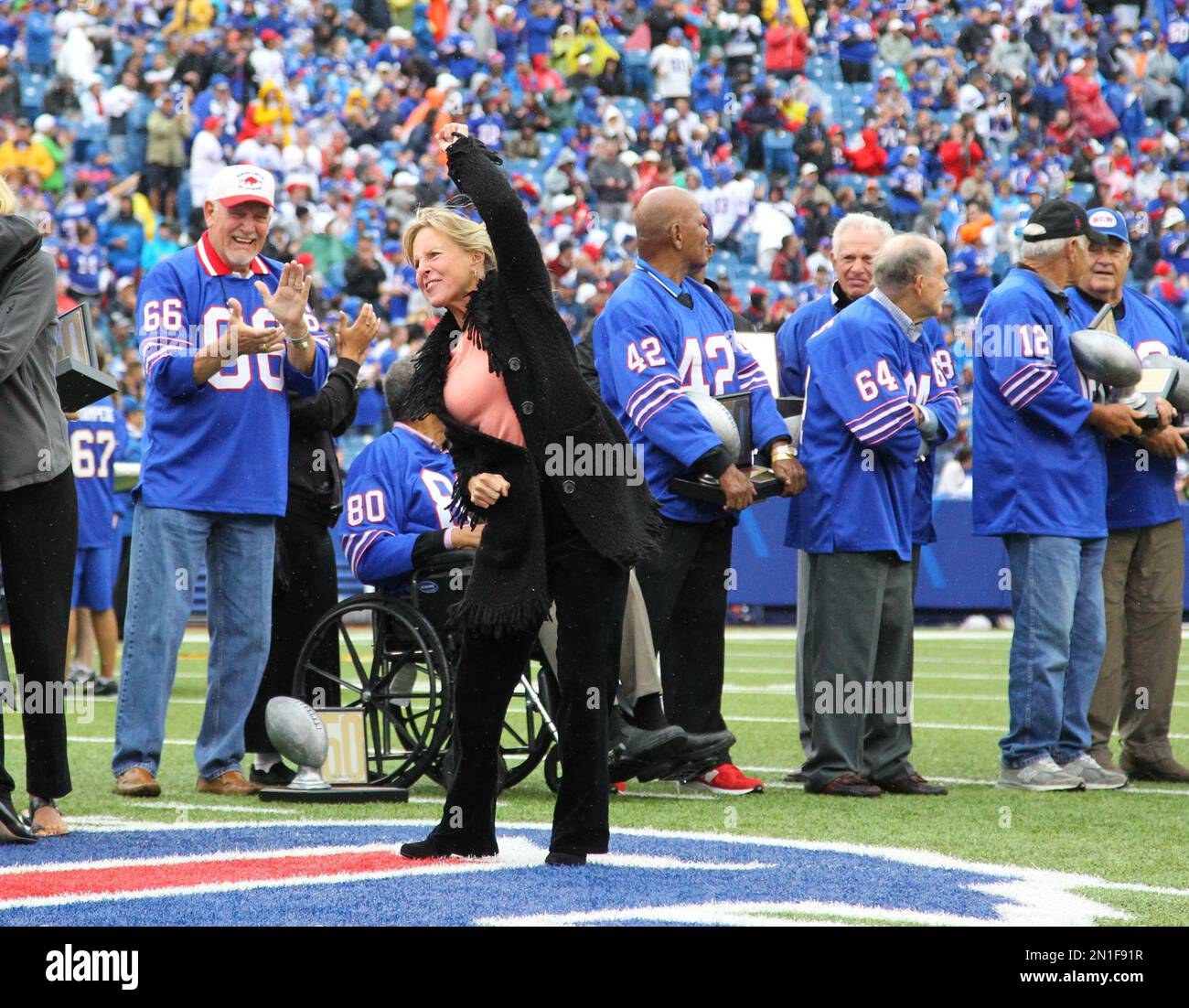 Chris Saban, daughter of former Buffalo Bills head coach Lou Saban ...