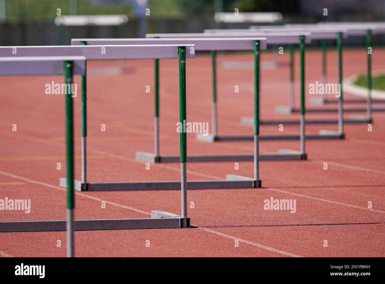 Runner athlete running hurdles hi-res stock photography and images - Alamy