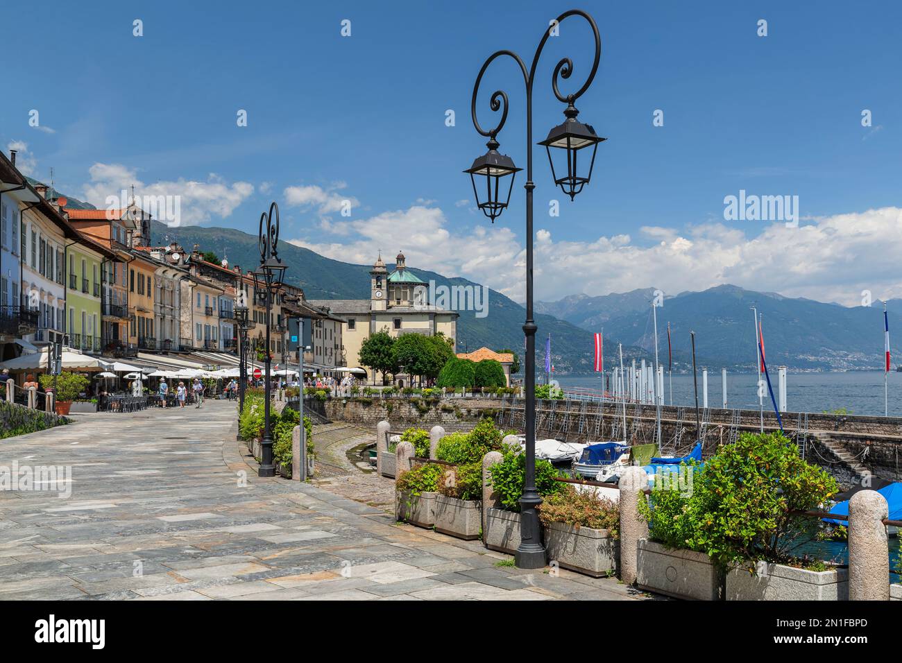 Cannobio, Lago Maggiore, Piedmont, Italian Lakes, Italy, Europe Stock ...