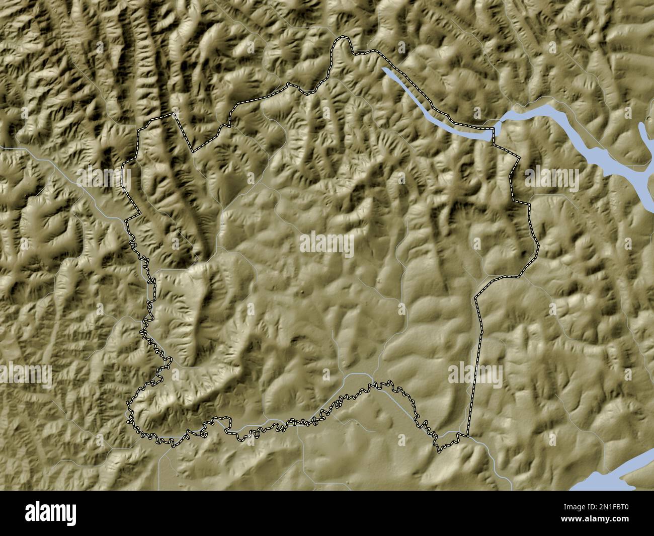 Umujyi wa Kigali, province of Rwanda. Elevation map colored in wiki ...