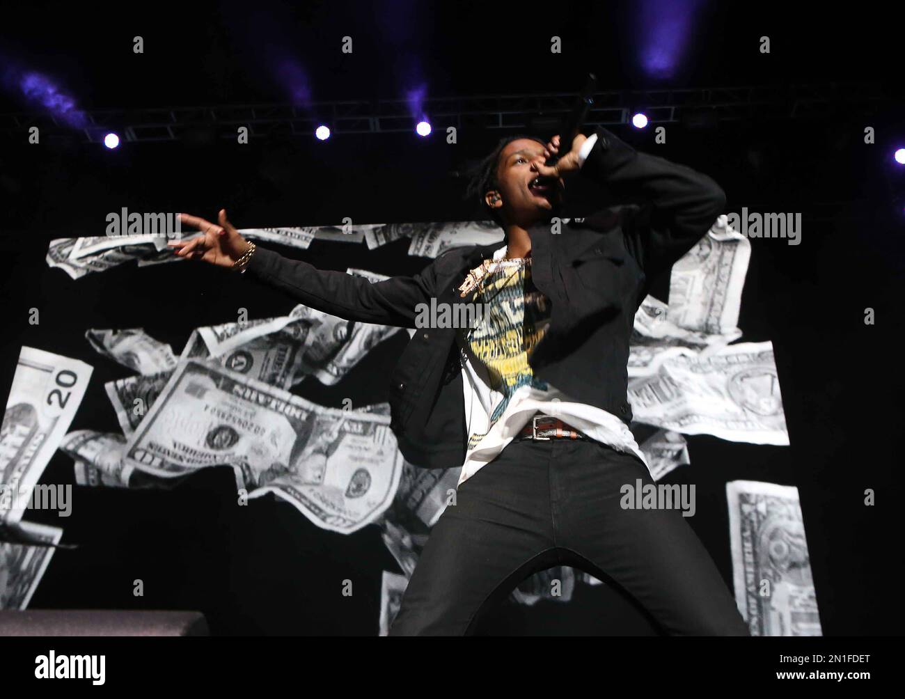 ASAP Rocky performs during ONE Musicfest 2015 at Aaron's Amphitheatre ...