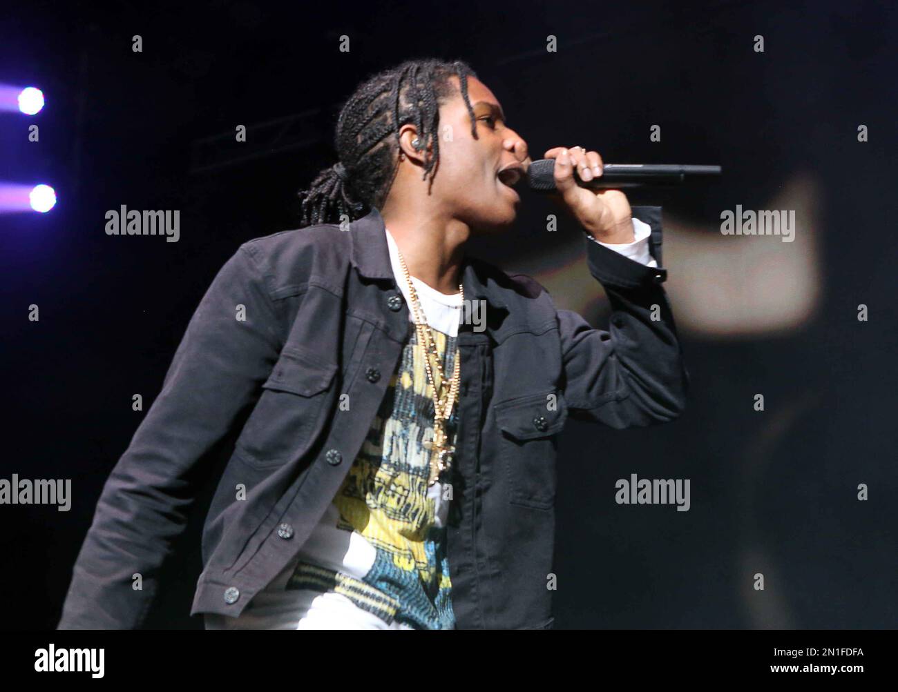 ASAP Rocky performs during ONE Musicfest 2015 at Aaron's Amphitheatre ...