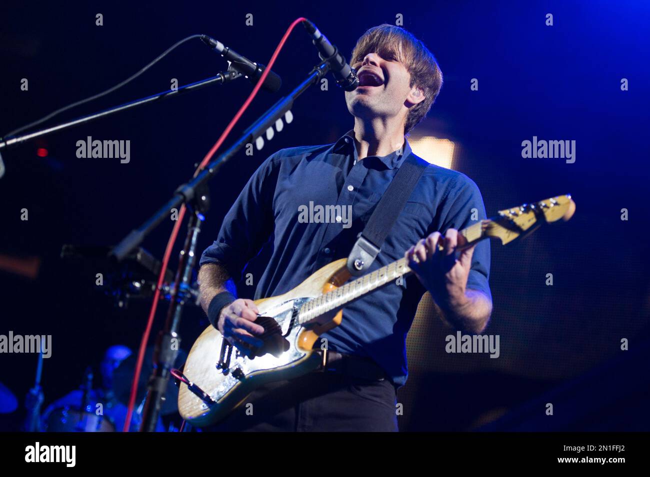 Ben Gibbard of rock group Death Cab for Cutie performs at Madison ...