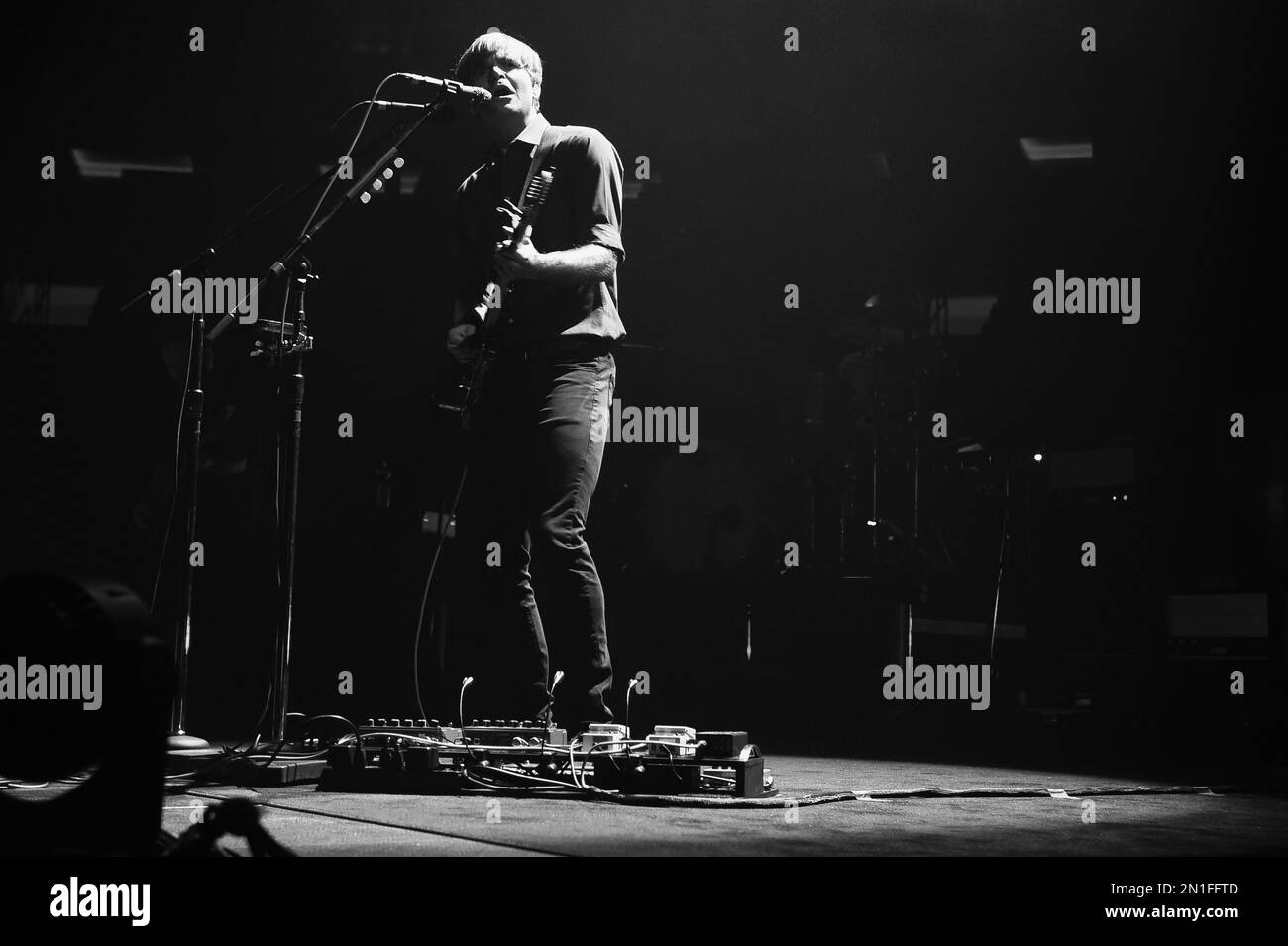 Ben Gibbard of rock group Death Cab for Cutie performs at Madison ...