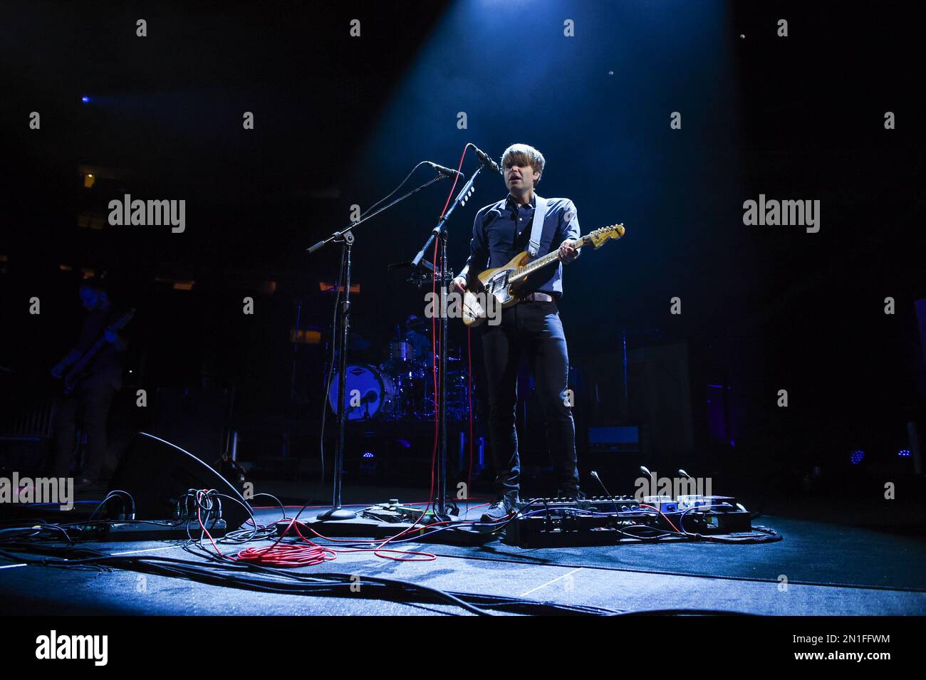 Ben Gibbard of rock group Death Cab for Cutie performs at Madison ...