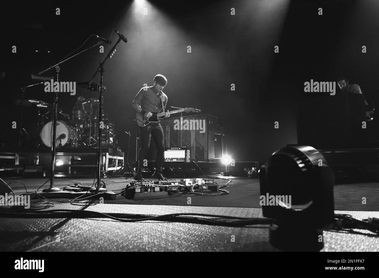 Ben Gibbard of rock group Death Cab for Cutie performs at Madison ...