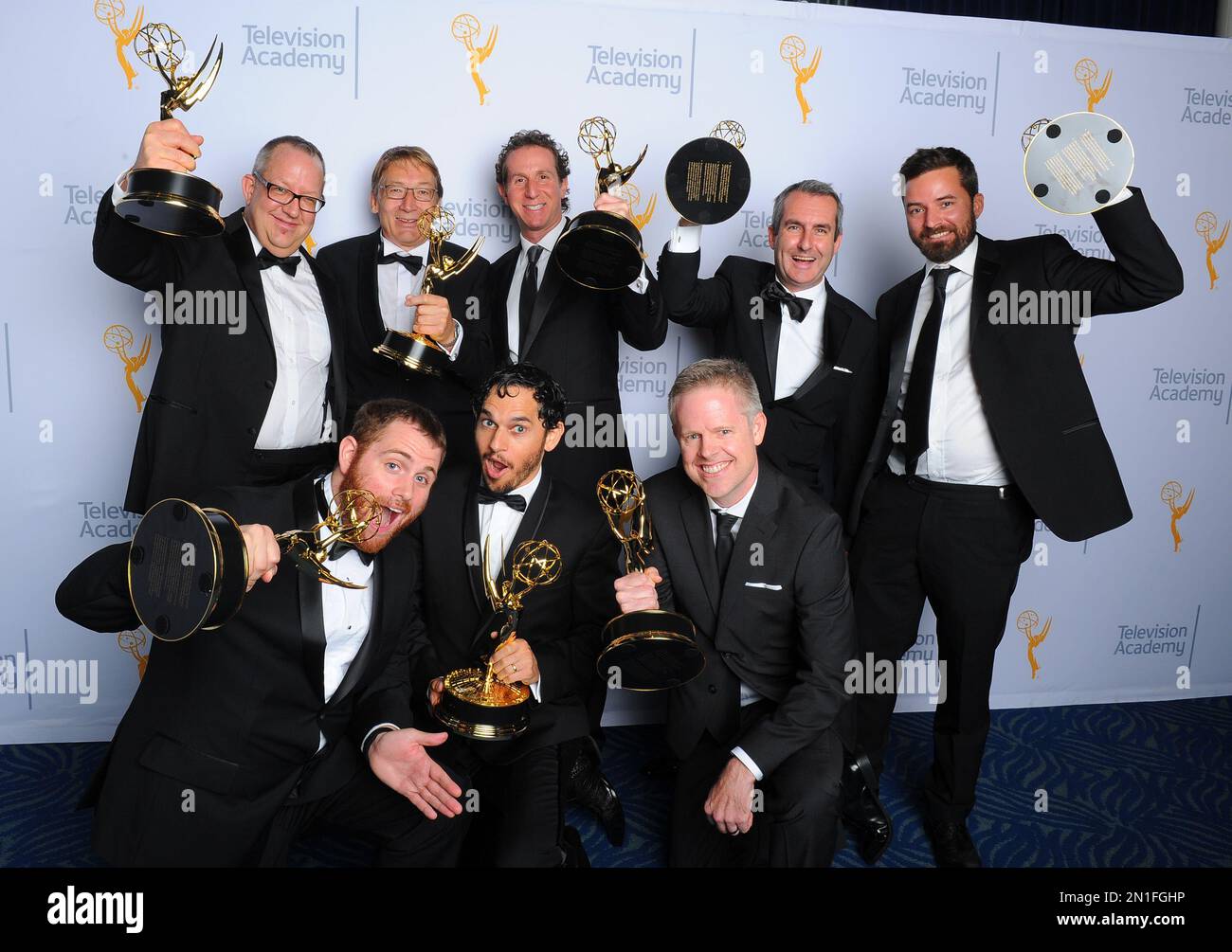 EXCLUSIVE - Joe Bauer, from back left, Stuart Brisdon, Steve Kullback ...