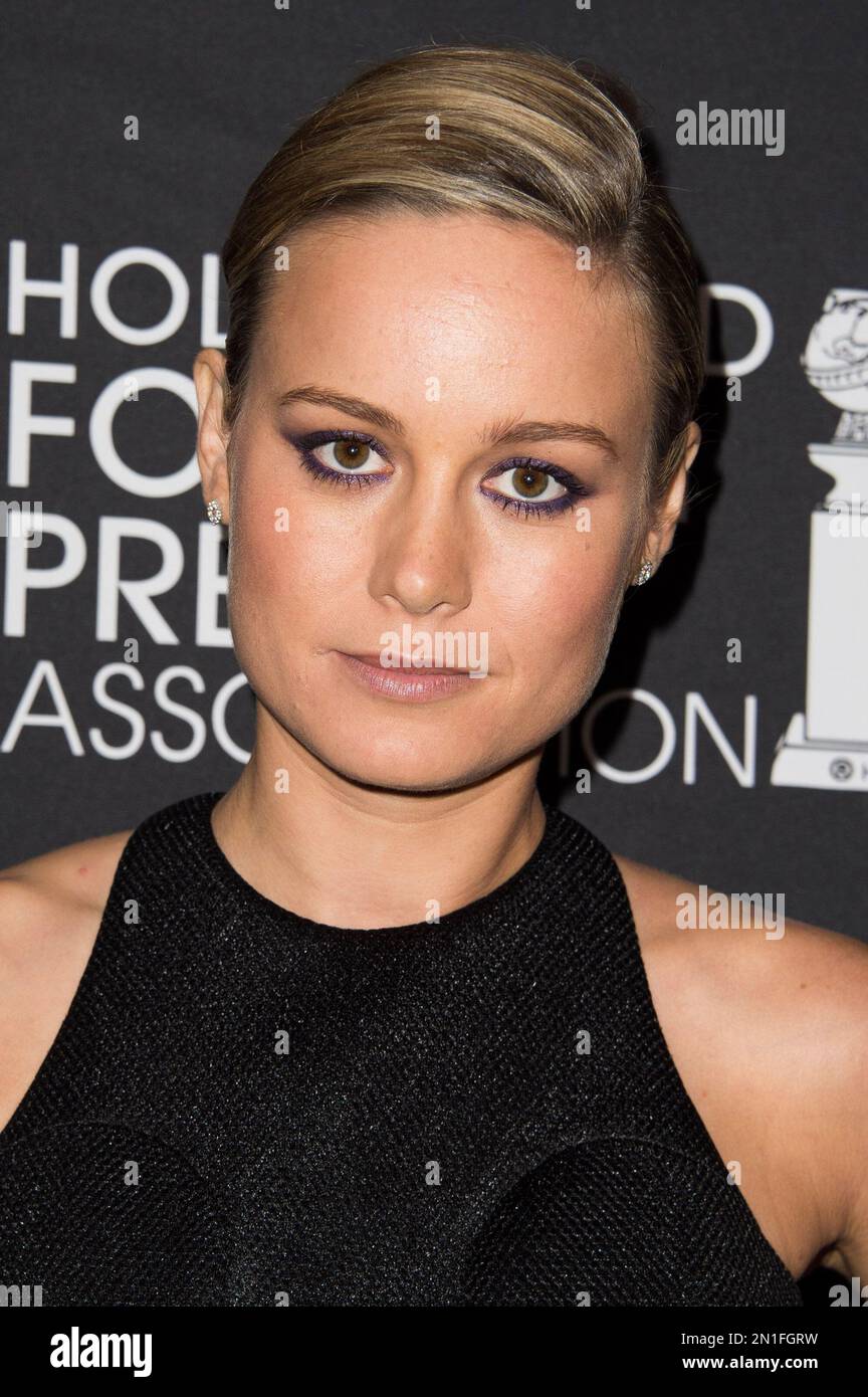 Brie Larson attends The Hollywood Foreign Press Association (HFPA) and ...