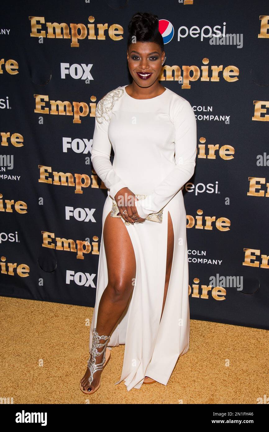 Ta'Rhonda Jones attends the "Empire" season two premiere on Saturday ...