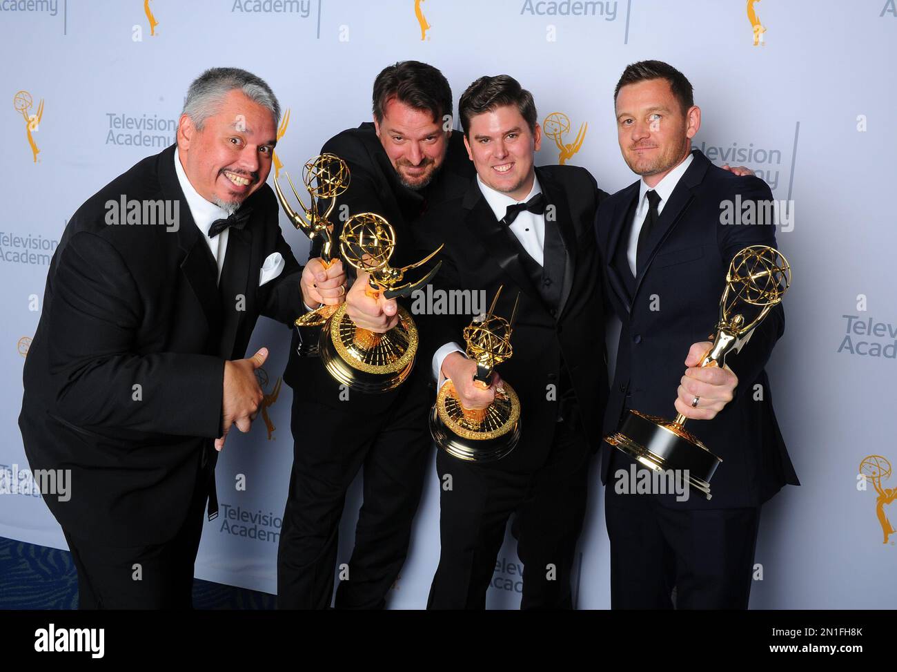 EXCLUSIVE - Daniel Boland, from left, Craig Housenick, John Bradley ...