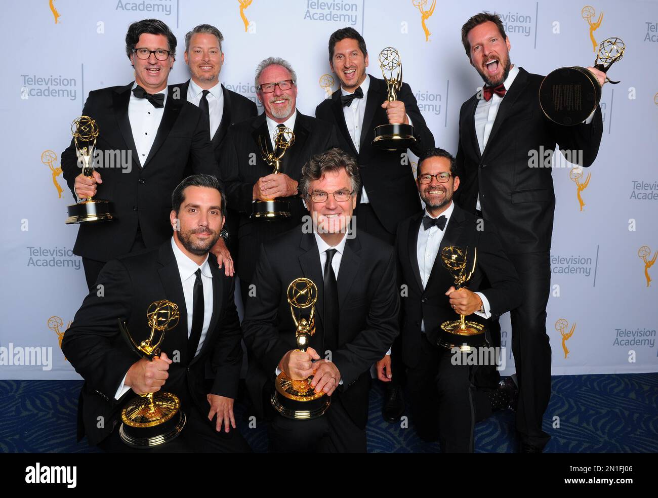 EXCLUSIVE - Jeff Conroy, from back left, Joseph Boyle, Thom Beers ...