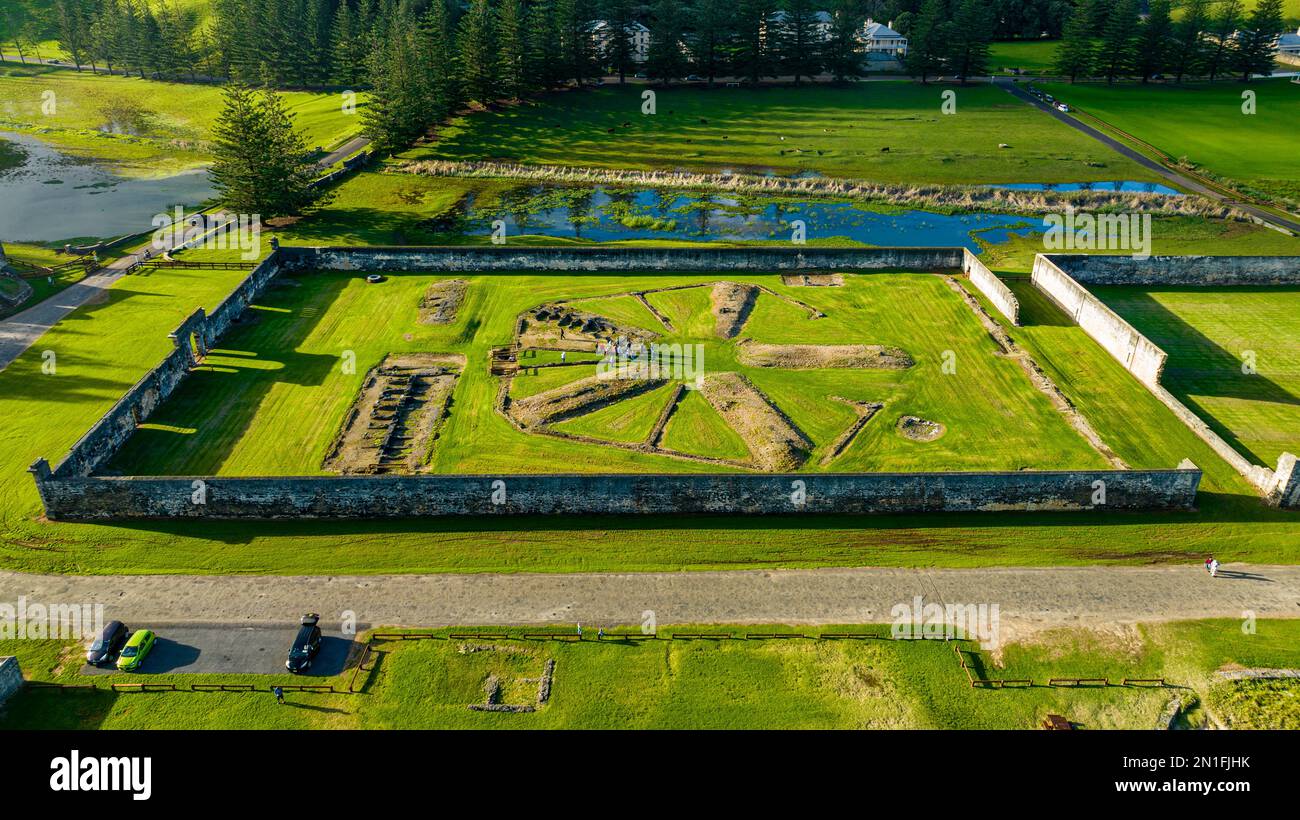 Aerial of the Kingston and Arthur's Vale Historic Area, UNESCO World ...