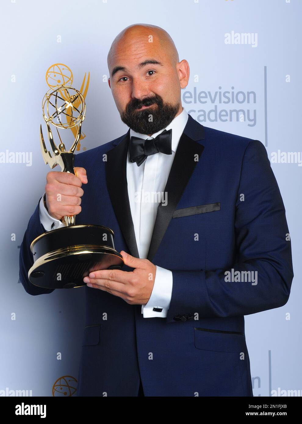 EXCLUSIVE - Ryan Barger, winner of the award for outstanding interactive program for "Last Week ...