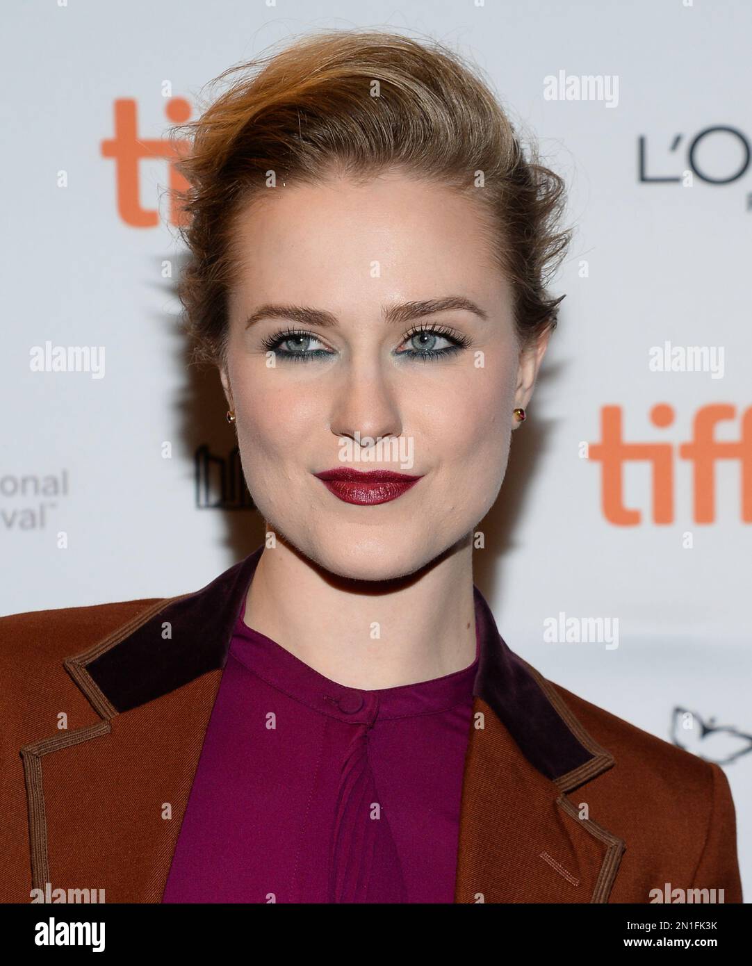 Evan Rachel Wood attends the premiere for "Into The Forest" on day 3 of ...
