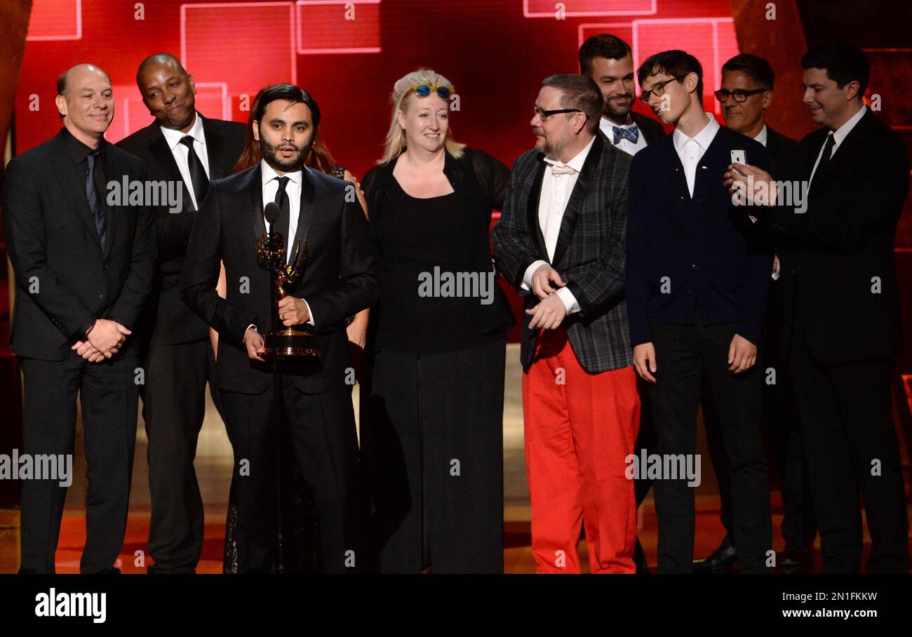 EXCLUSIVE - The team from “Adventure Time” accepts the award for ...