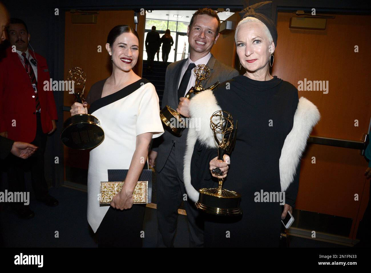 EXCLUSIVE - Elizabeth Macey, from left, Ken van Duyne, and Lou Eyrich ...