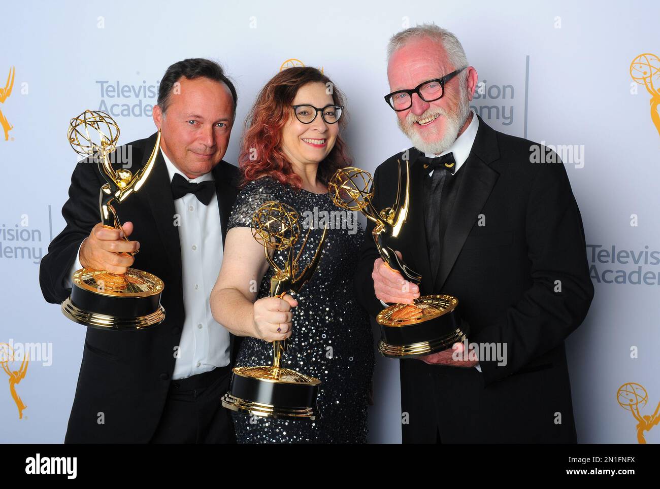 EXCLUSIVE - Adam Scher, from left, Carol Silverman and Bill Groom ...