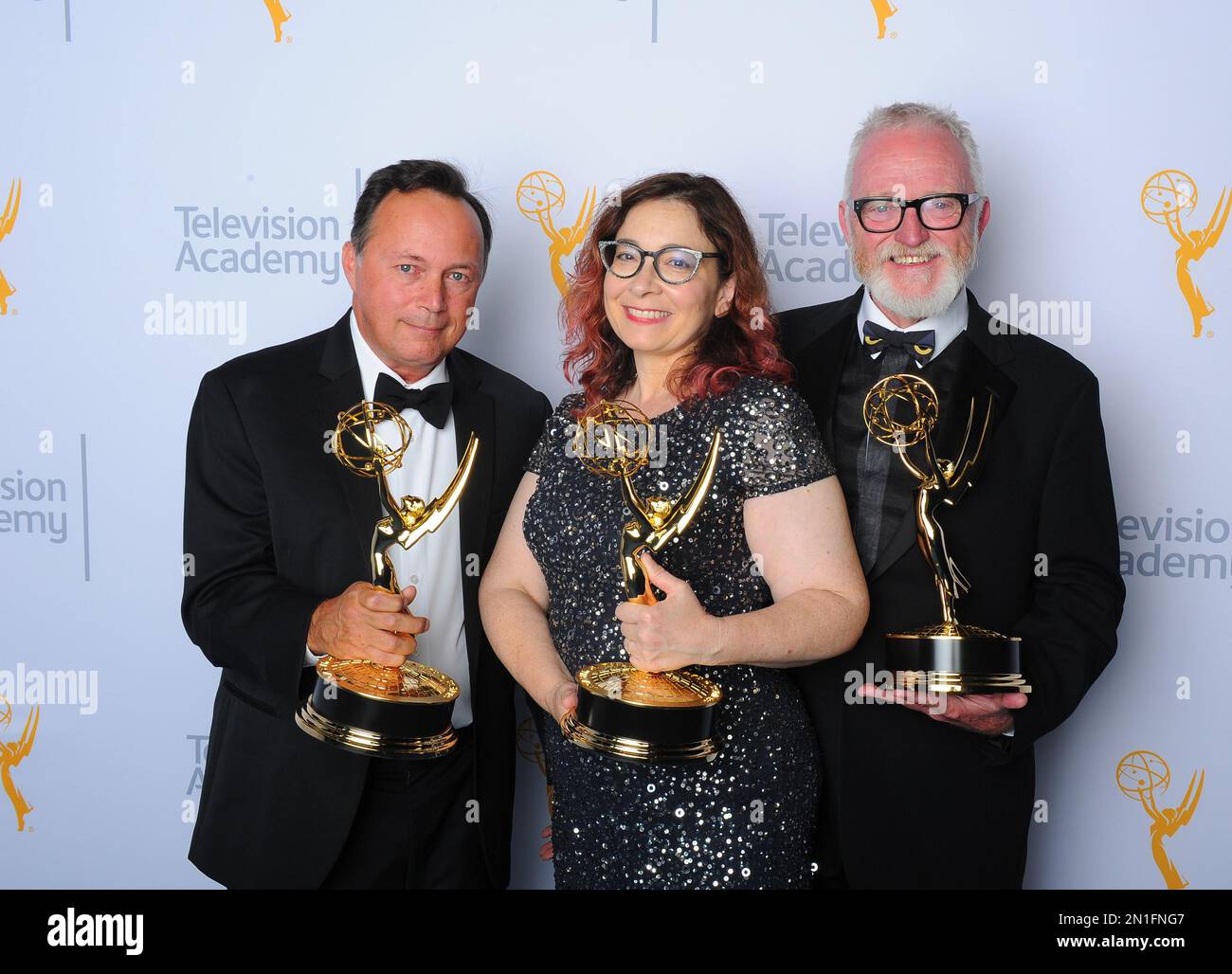EXCLUSIVE - Adam Scher, from left, Carol Silverman and Bill Groom ...