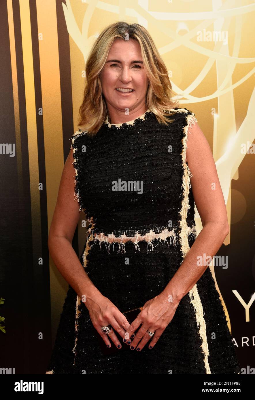 Nancy Dubuc arrives at the Creative Arts Emmy Awards at the Microsoft ...