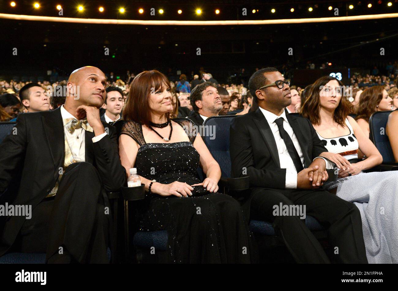 EXCLUSIVE - Keegan Michael Peele, from left, Cynthia Blaise, Jordan ...