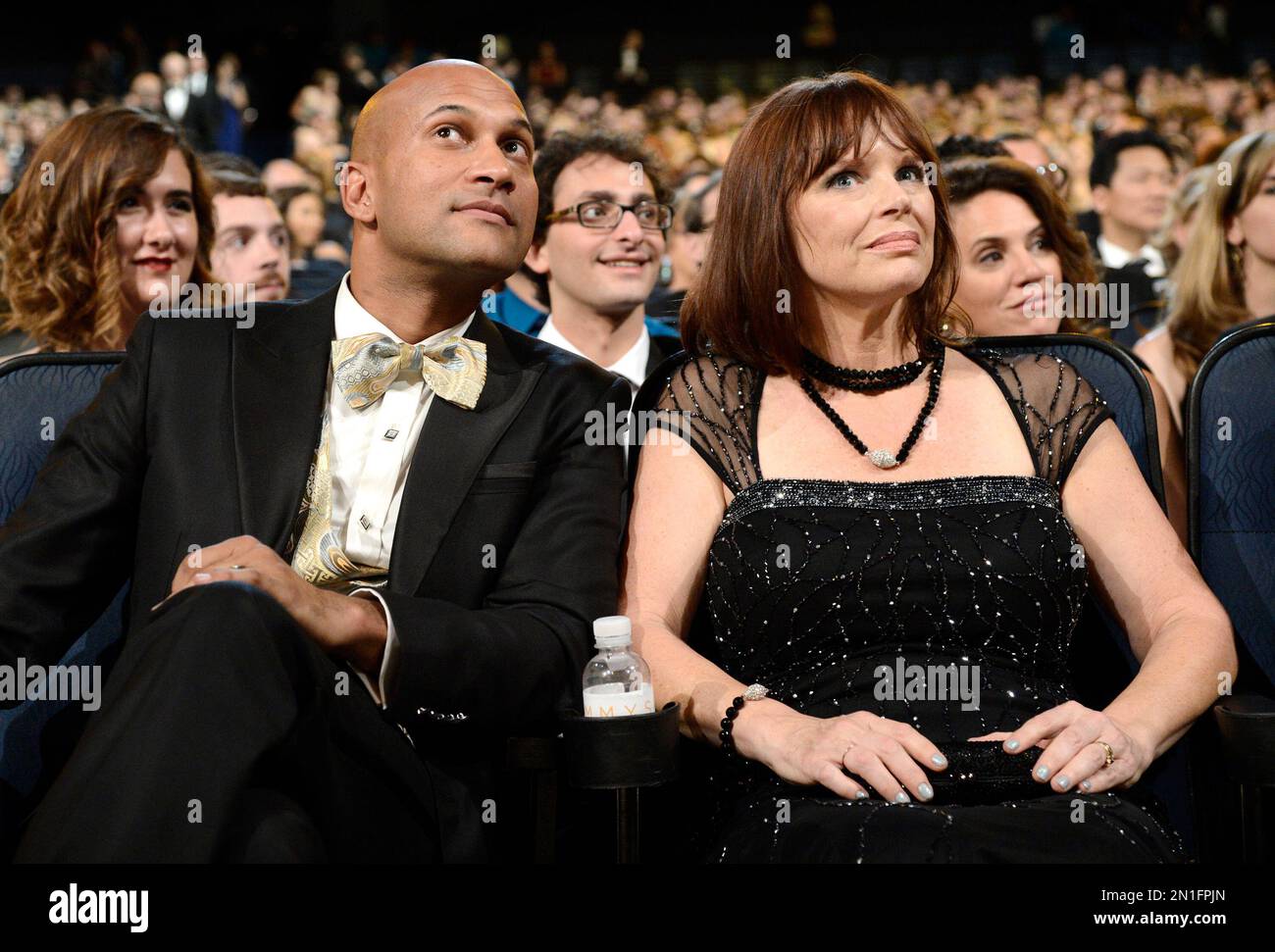 EXCLUSIVE - Keegan Michael Peele, left, and Cynthia Blaise seen in the ...