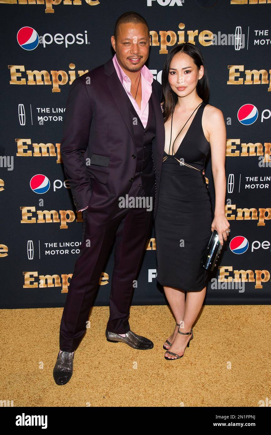 Terrence Howard and Miranda Howard attend the "Empire" season two ...