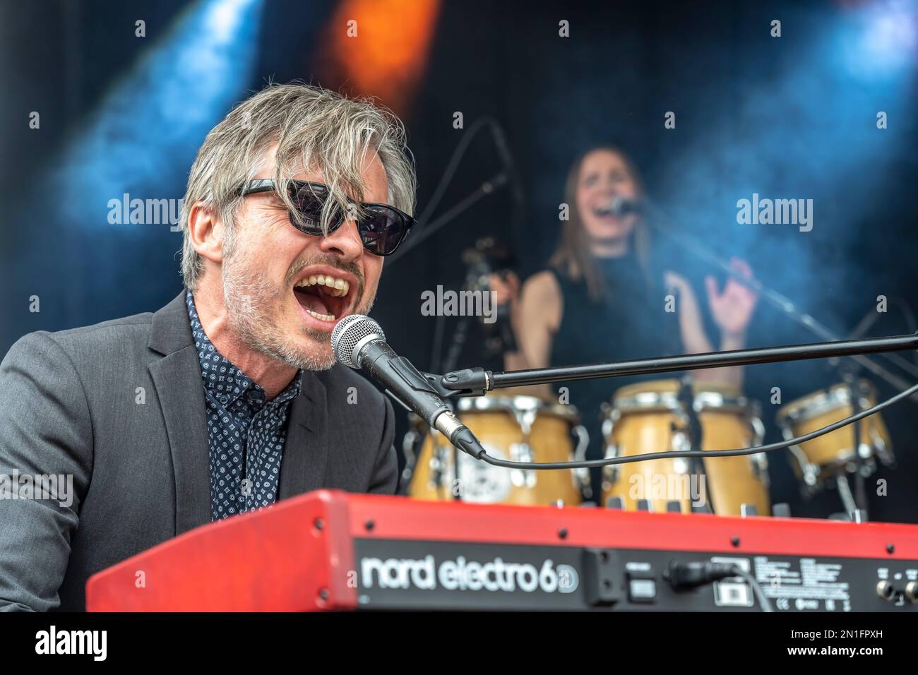 Die dänische Soul-Band D/troit aus Kopenhagen live beim Orange Blossom ...