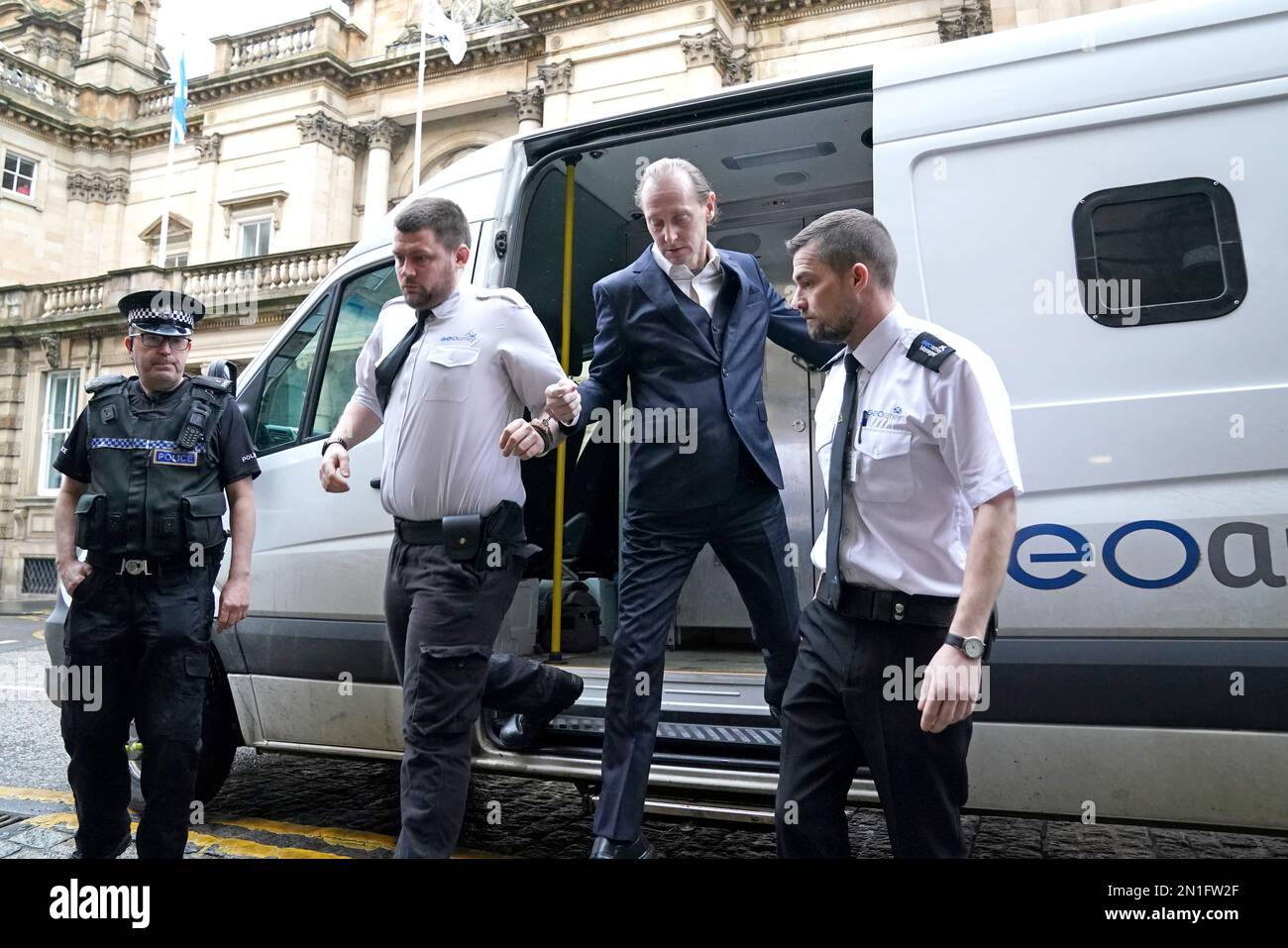 Previously unissued photo dated 02/02/23 of Andrew Innes arriving at ...