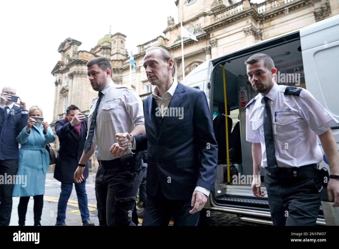 Previously unissued photo dated 02/02/23 of Andrew Innes arriving at ...