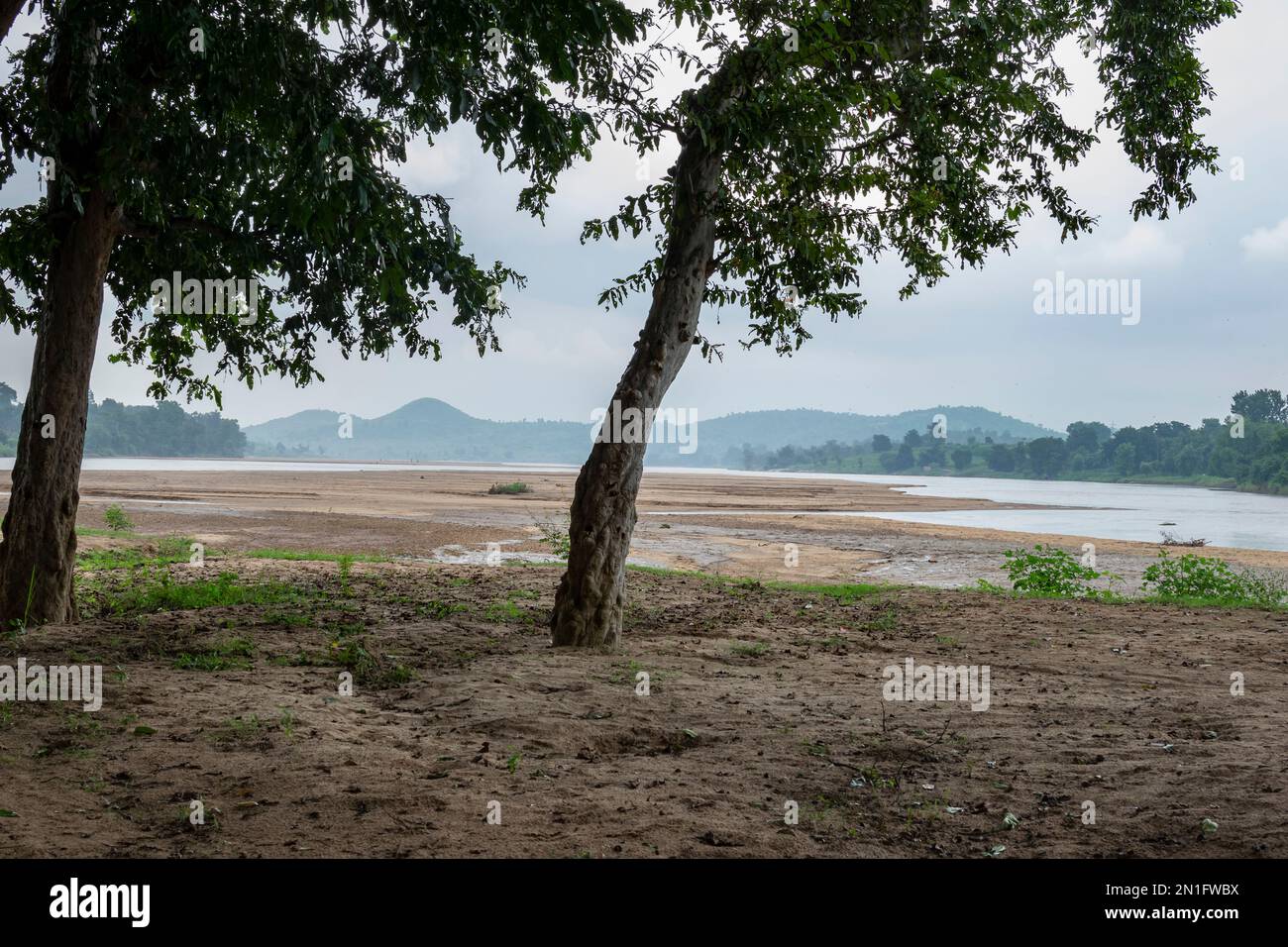Confluence of auranga and koel river Stock Photo - Alamy