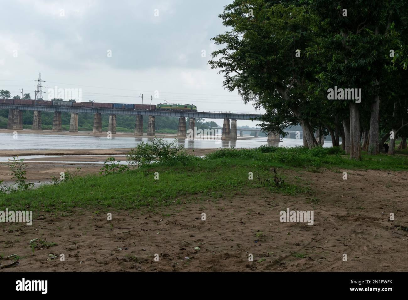 Bridge on koel river Stock Photo - Alamy