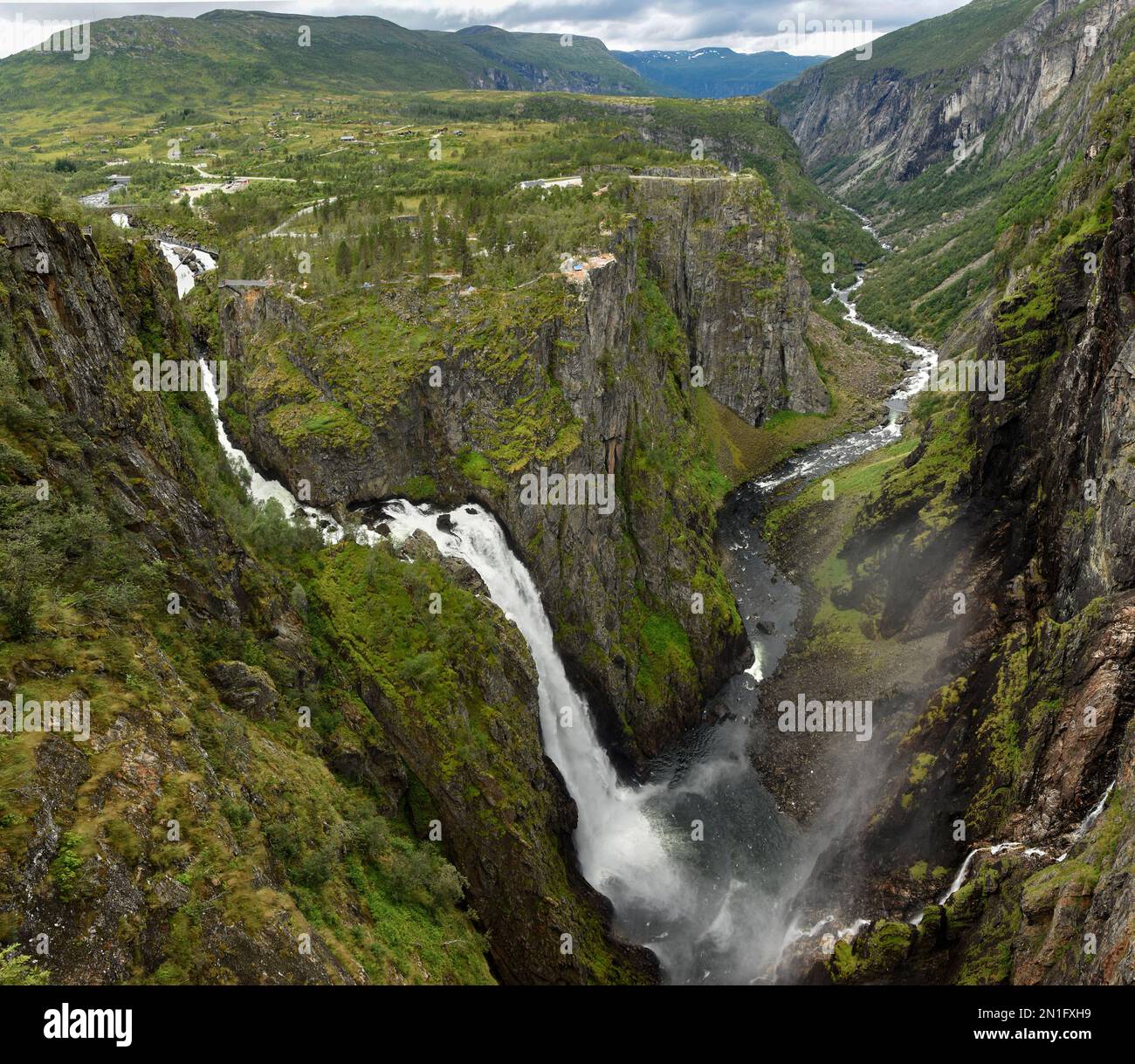 Above eidfjord village hi-res stock photography and images - Alamy
