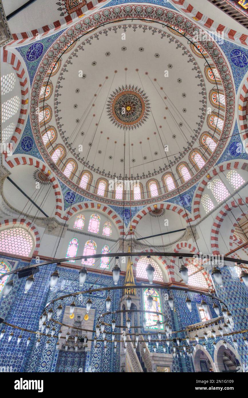 Interior, Rustem Pasa Mosque, Istanbul, Turkey, Europe Stock Photo - Alamy