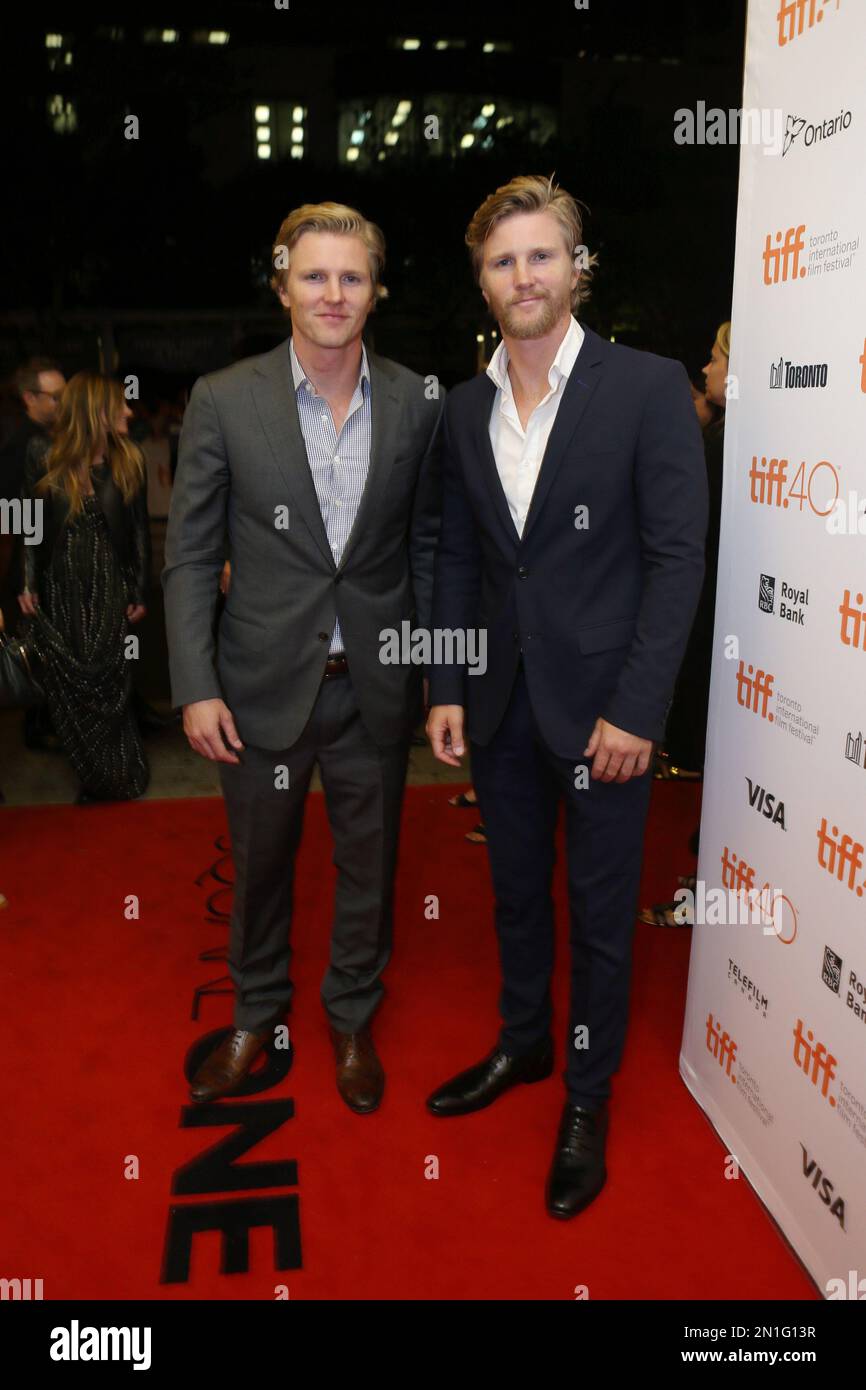 Producers Trent Luckinbill and Thad Luckinbill seen at Lionsgate ...