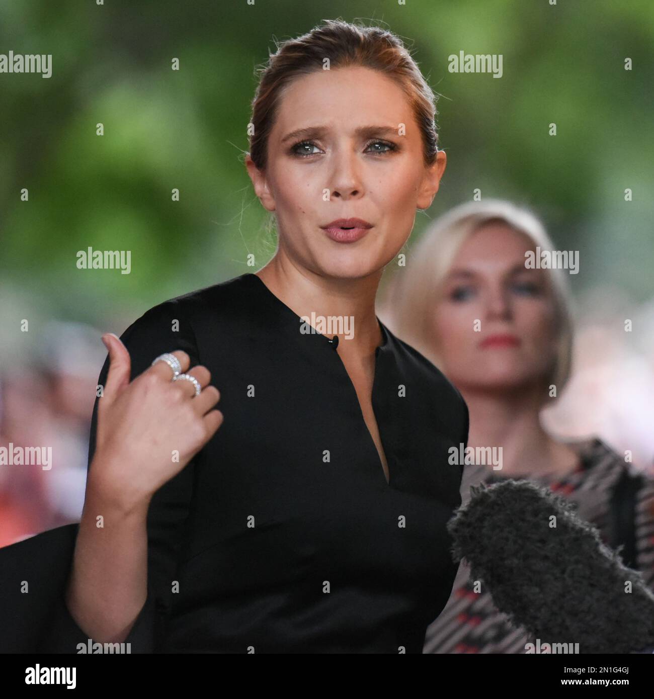 Actress Elizabeth Olsen attends the premiere of "I Saw the Light" on ...