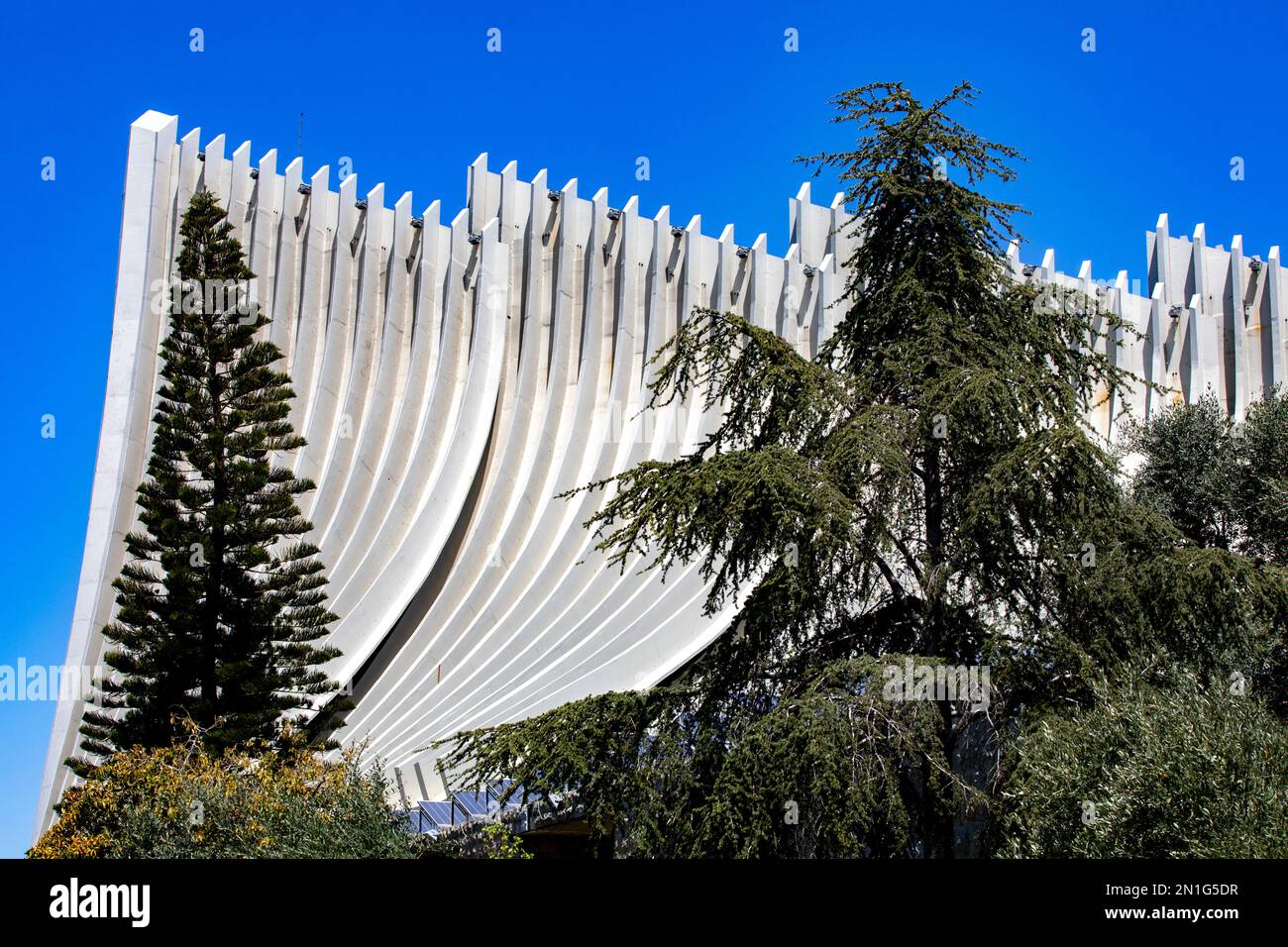 Our Lady of Lebanon Cathedral, Harissa, Lebanon, Middle East Stock ...