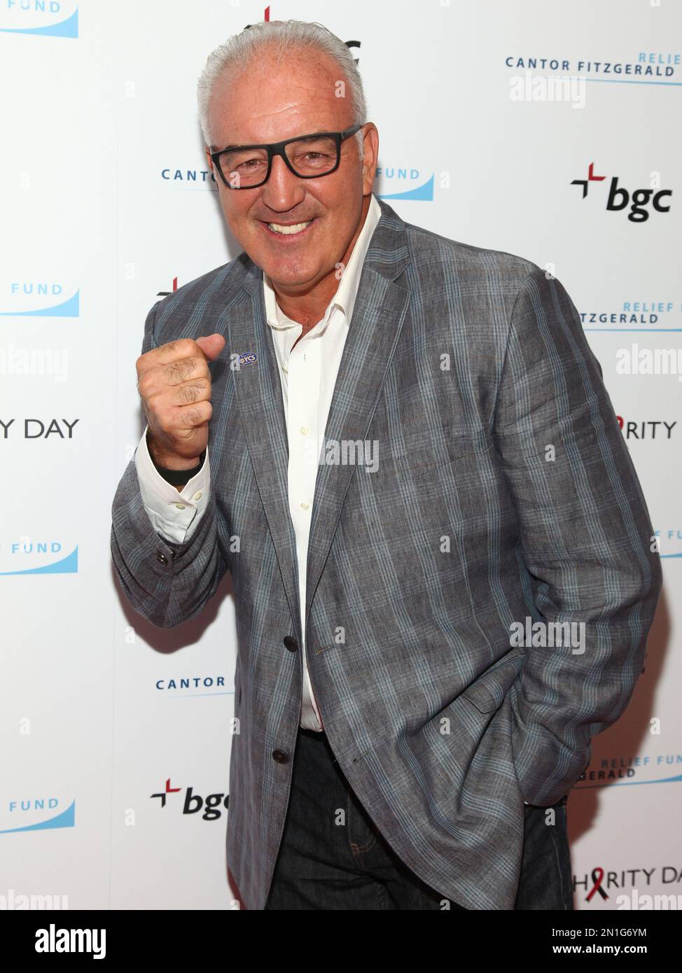 Gerry Cooney attends Cantor Charity Day 2015 hosted by Cantor ...