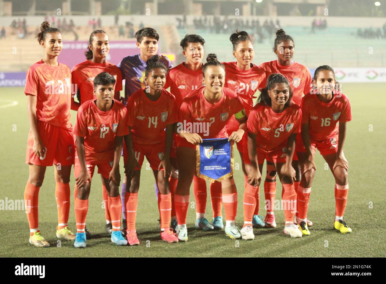 SAFF U-20 Women’s Championship fixture match between Bangladesh and ...