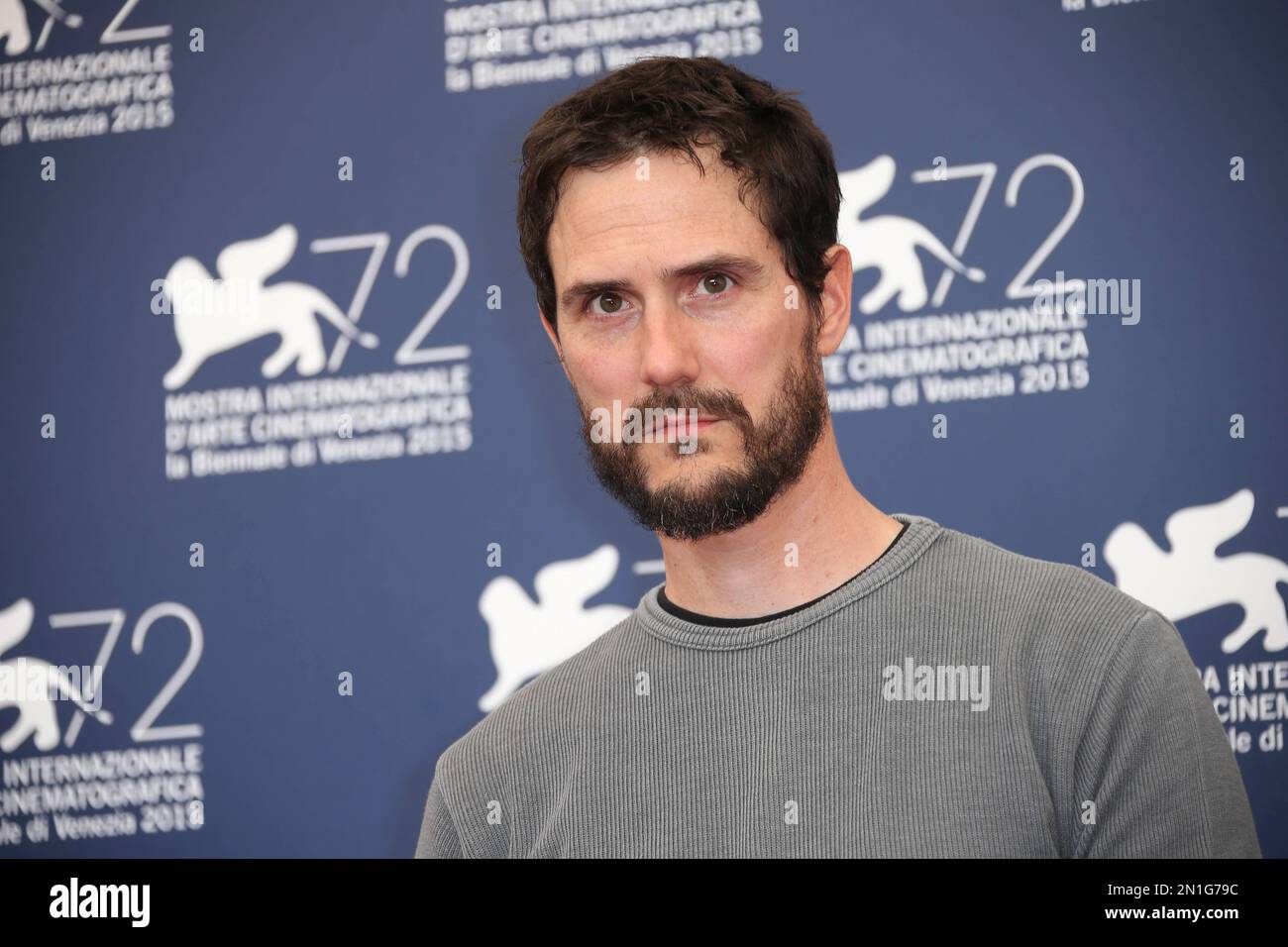 Director Jake Mahaffy poses during the photo call for the movie Free In ...