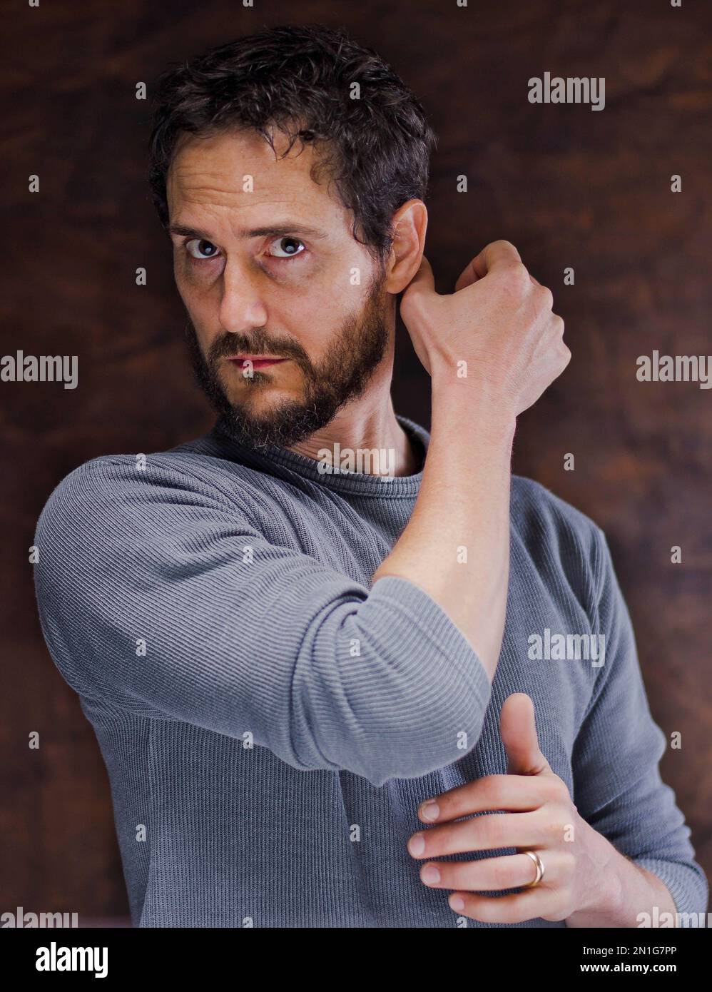 Director Jake Mahaffy poses for portraits for the movie Free in deed ...