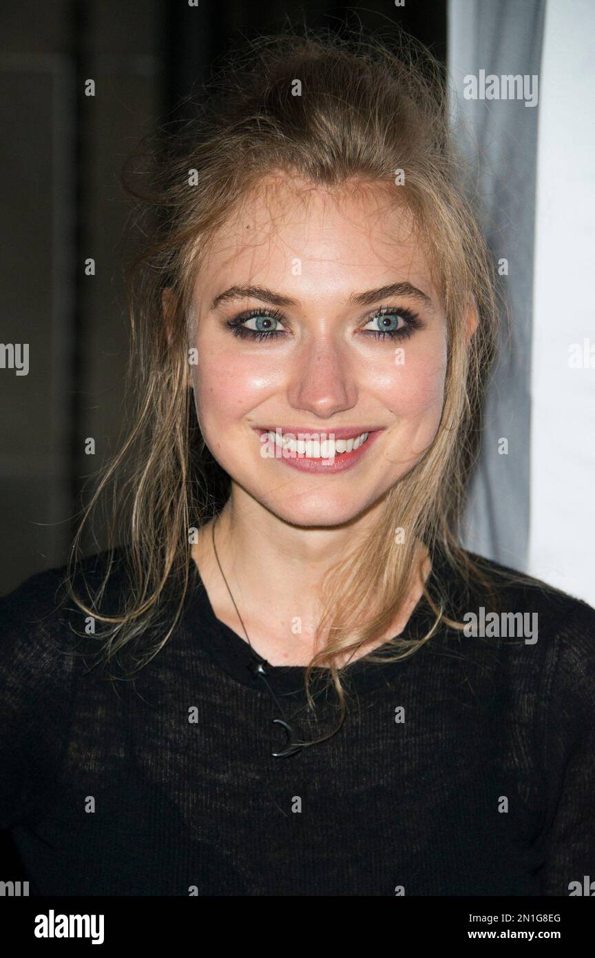 Imogen Poots attends the "Green Room" premiere on day 1 of the Toronto ...