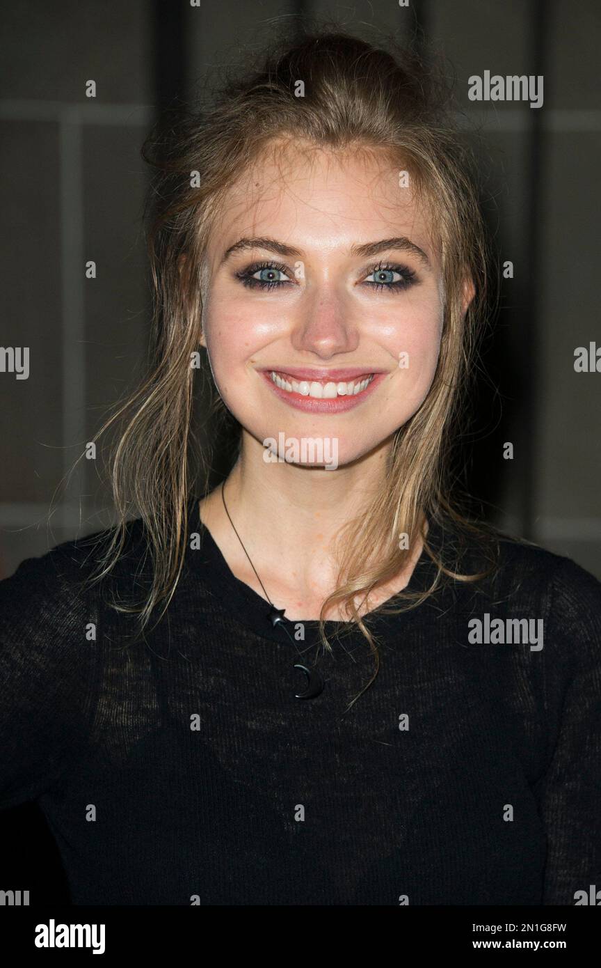 Imogen Poots attends the "Green Room" premiere on day 1 of the Toronto ...