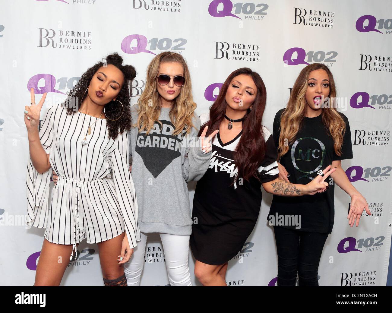 Leigh-Anne Pinnock, from left, Perrie Edwards, Jesy Nelson and Jade ...