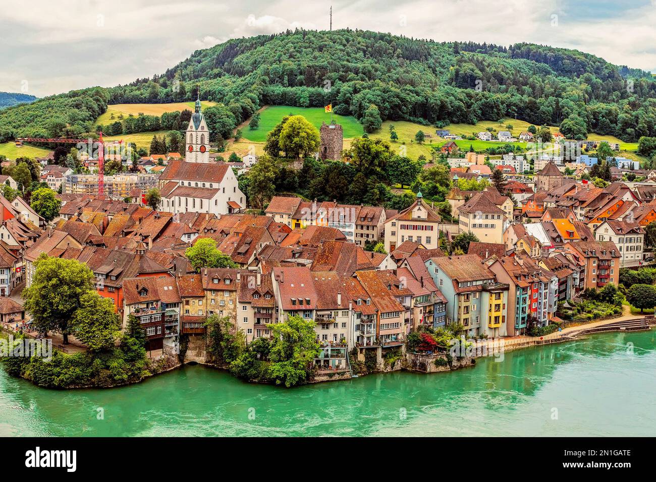 Swiss german border mountain hi-res stock photography and images - Alamy