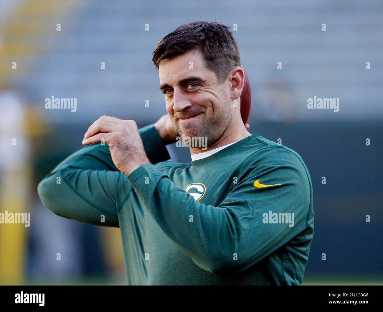 FILE - In this Sept. 3, 2015, file photo, Green Bay Packers quarterback ...